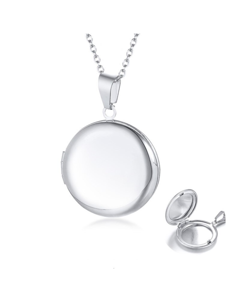 Collar Relicario Amor Acero - Comprar en Il Gioiello