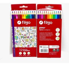 Lapiz Lapices Filgo Sigma Color Caja X12 Colores Largos