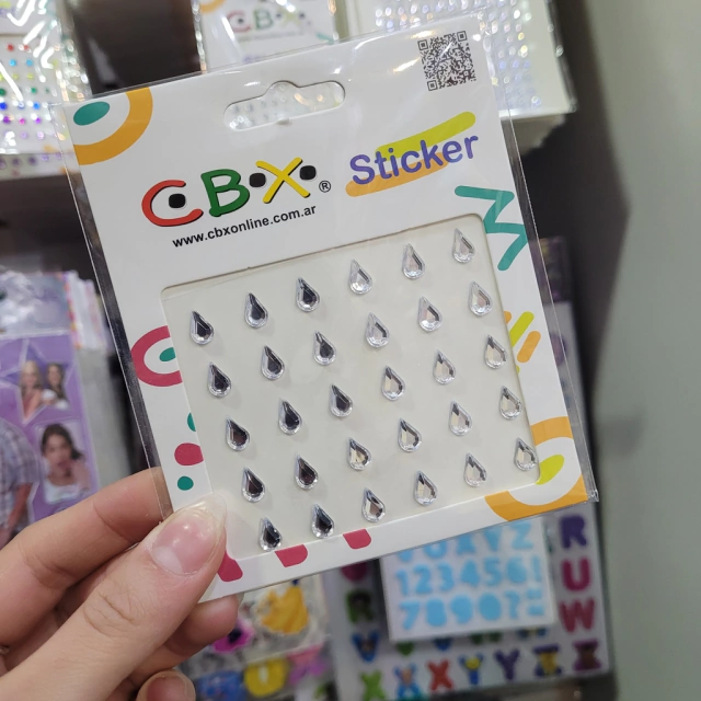 Stickers Strass Gotas - Comprar en Magnapel