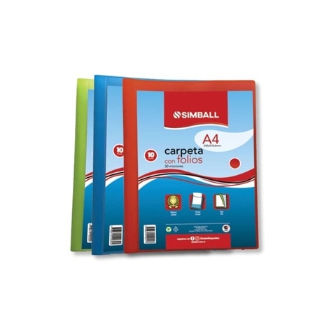 Carpeta A4 10 Folios Economica - Comprar en Magnapel