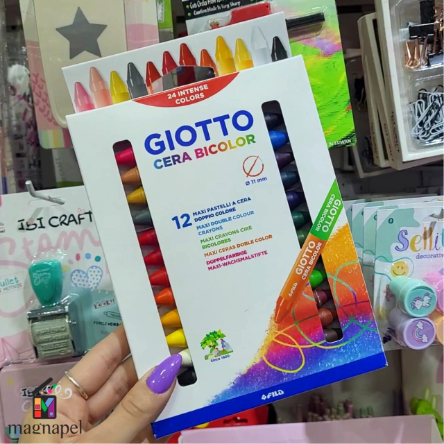 Crayones Por 24 Colores Bicolor Giotto - Magnapel