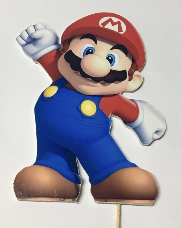 Pinche madera Mario Bros - Comprar en Cotillón Amorosi