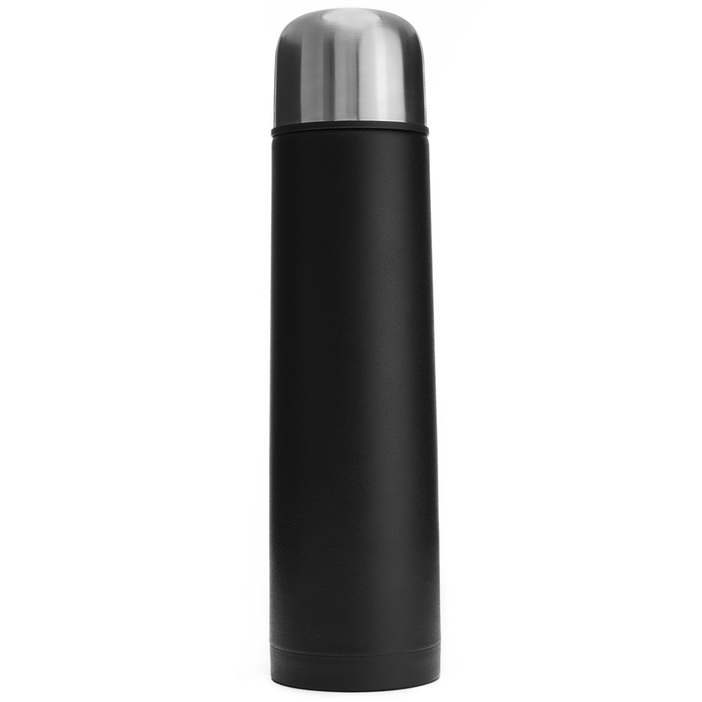 TERMO BALA ACERO INOXIDABLE NEGRO PICO MATE