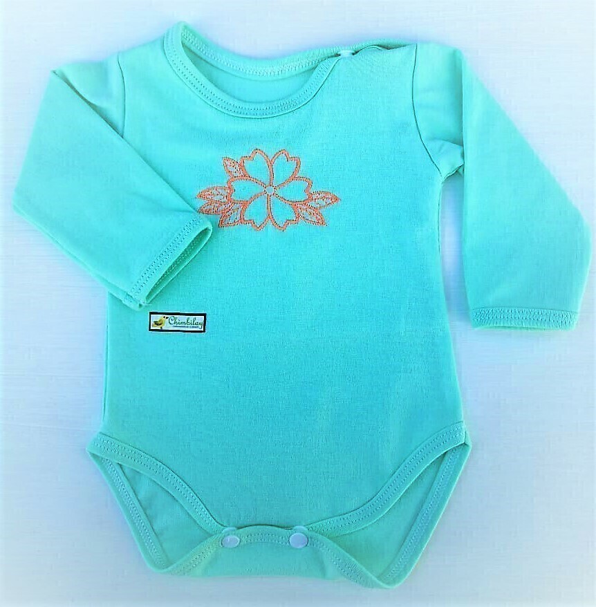 Body Verde agua Bordado - Comprar en Chimbilay